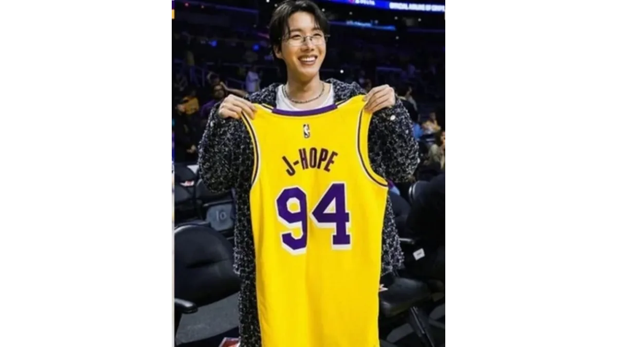 BTS’ J-Hope Honored with 94 Jersey at NBA Game in Los Angeles